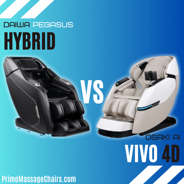 Massage Chair Comparison: Daiwa Pegasus Hybrid vs Osaki AI Vivo 4D — Prime Massage Chairs